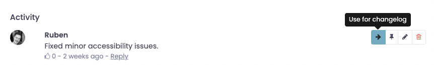 Adding posts to the Changelog - ProductLift